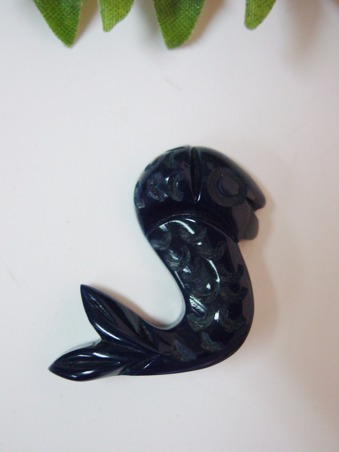 Fun Vintage Realistic Button Sea Monster Fish Plastic 1" Nice Detailing ...