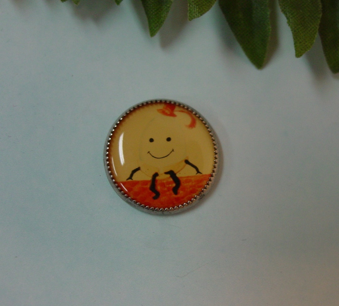 Fun Vintage Realistic Button Nursery Rhyme "humpty Dumpty" 11/16 ...