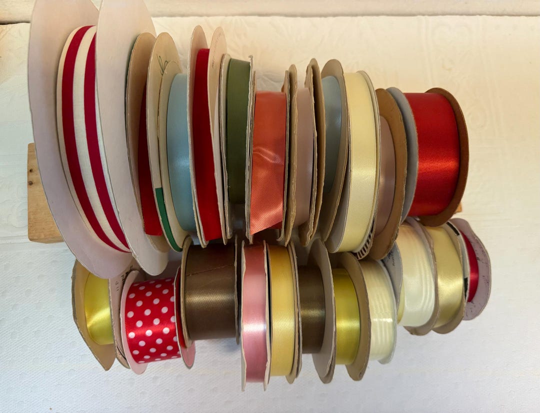 Ribbons All Colors and Sizes 22 Rolls, Various Amounts - Etsy