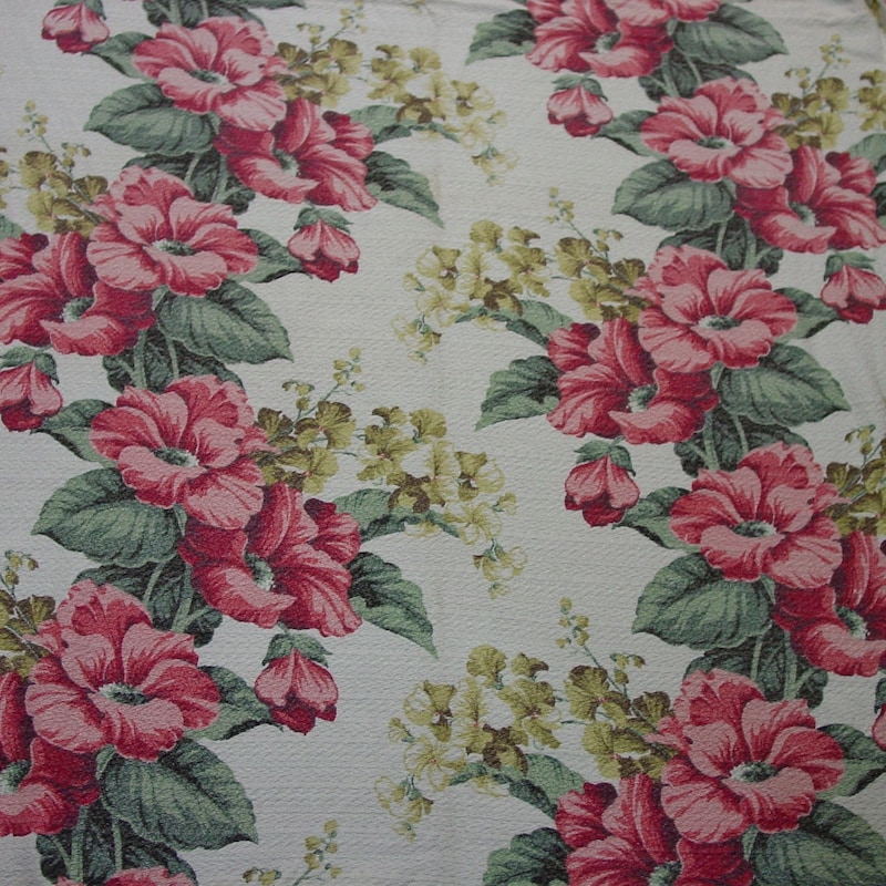 Vintage Barkcloth - Etsy