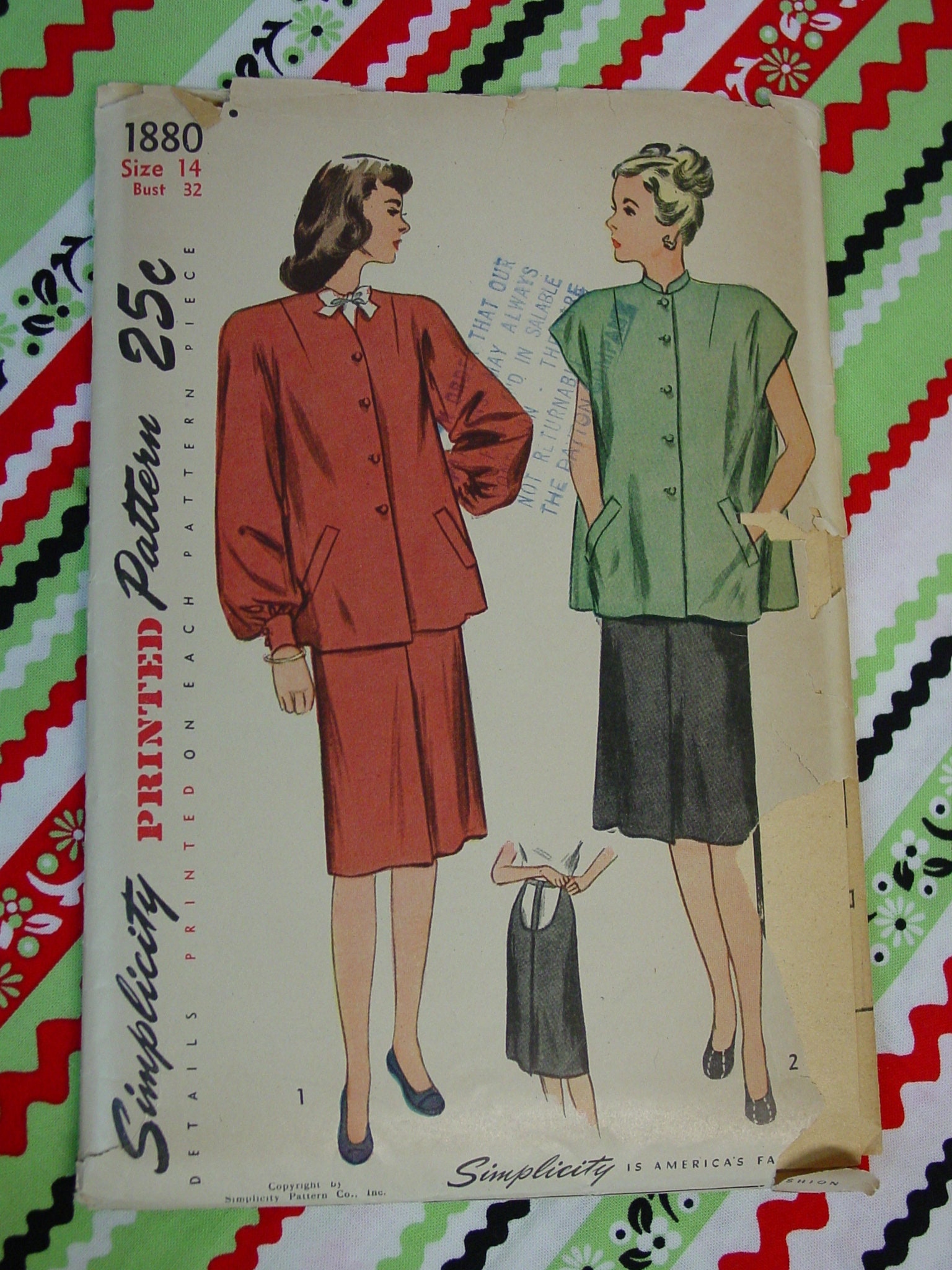 Simplicity Pattern 1880