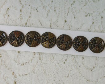 Metal Mirror Buttons | Etsy