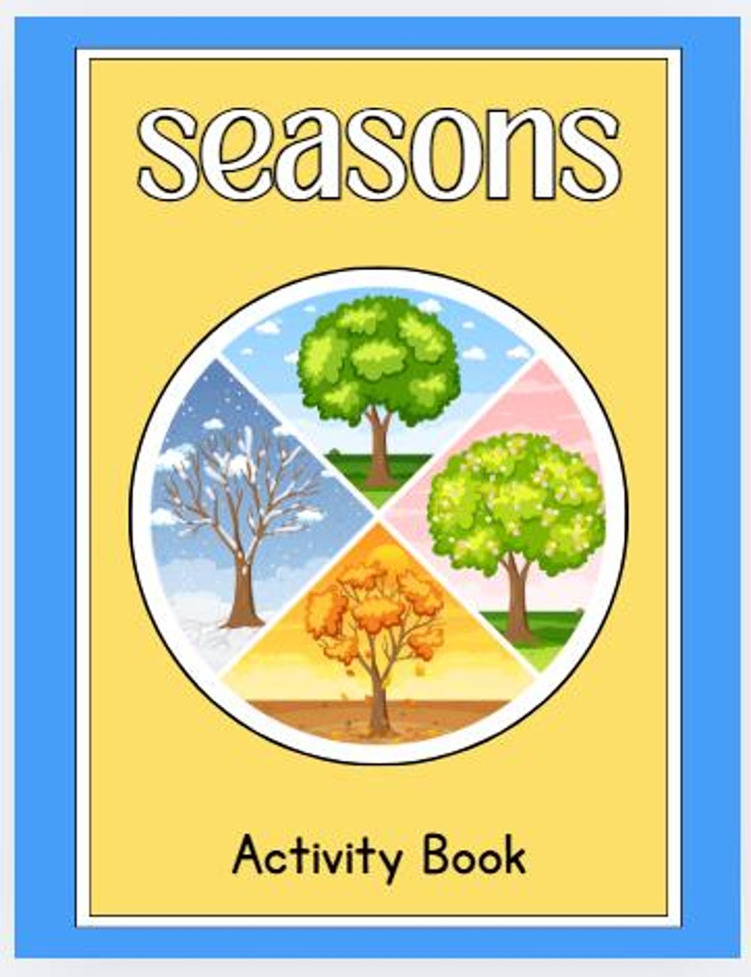 Printable Kids Learning Bundle | 4 Seasons | Educational Kids ...