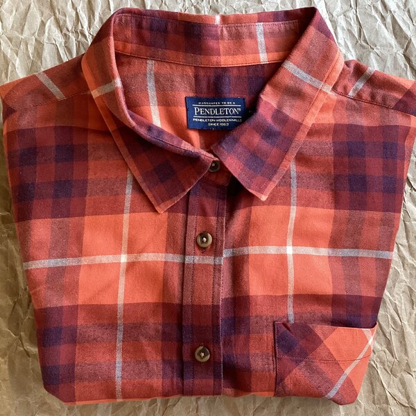 Orange Flannel - Etsy