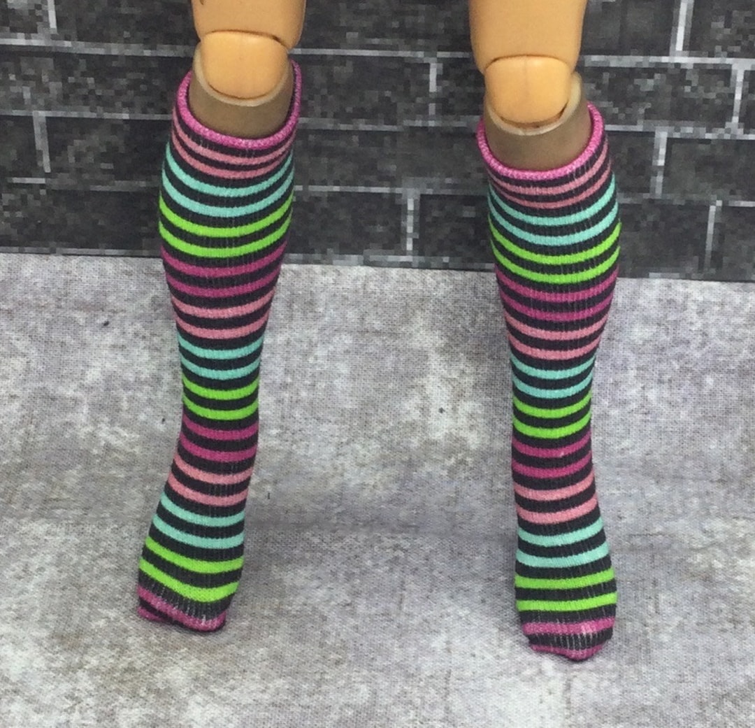 Rainbow Stripe Socks - Etsy