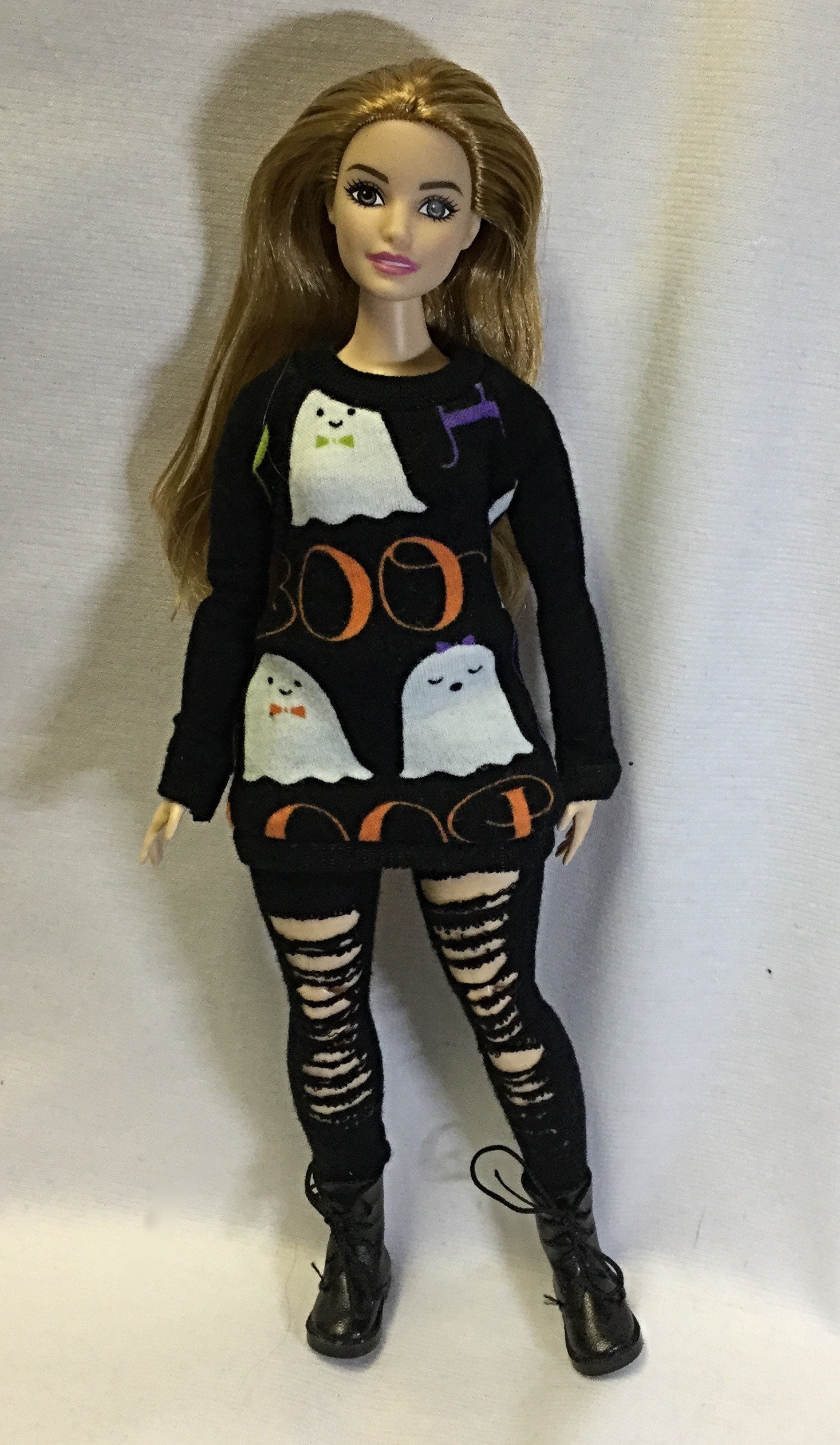 Doll ripped black leggings various sizes | Etsy