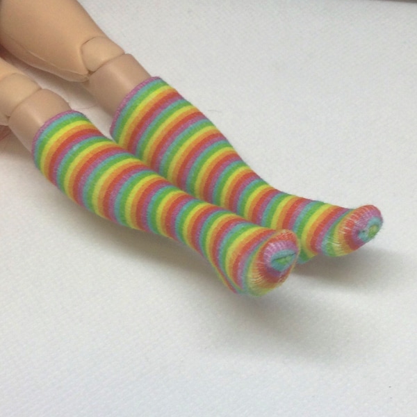Girls Rainbow Socks - Etsy