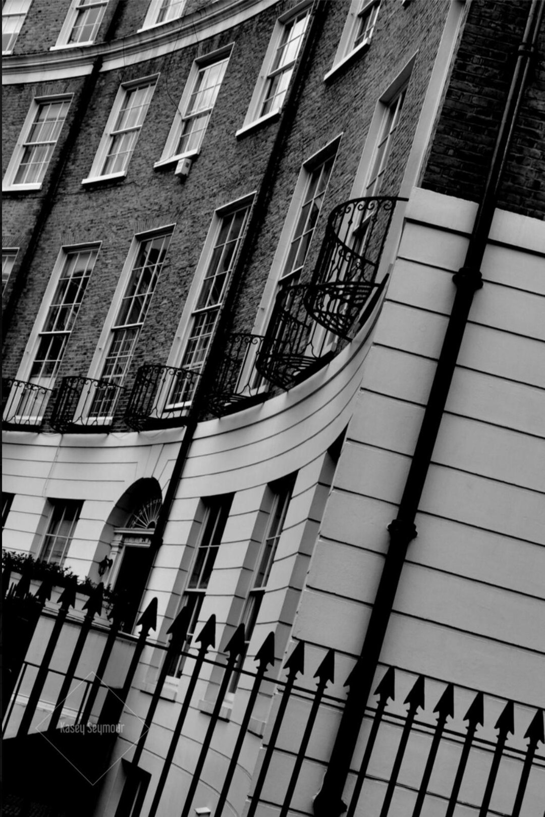 London Townhomes Photograph - Tilted Perspective - Etsy