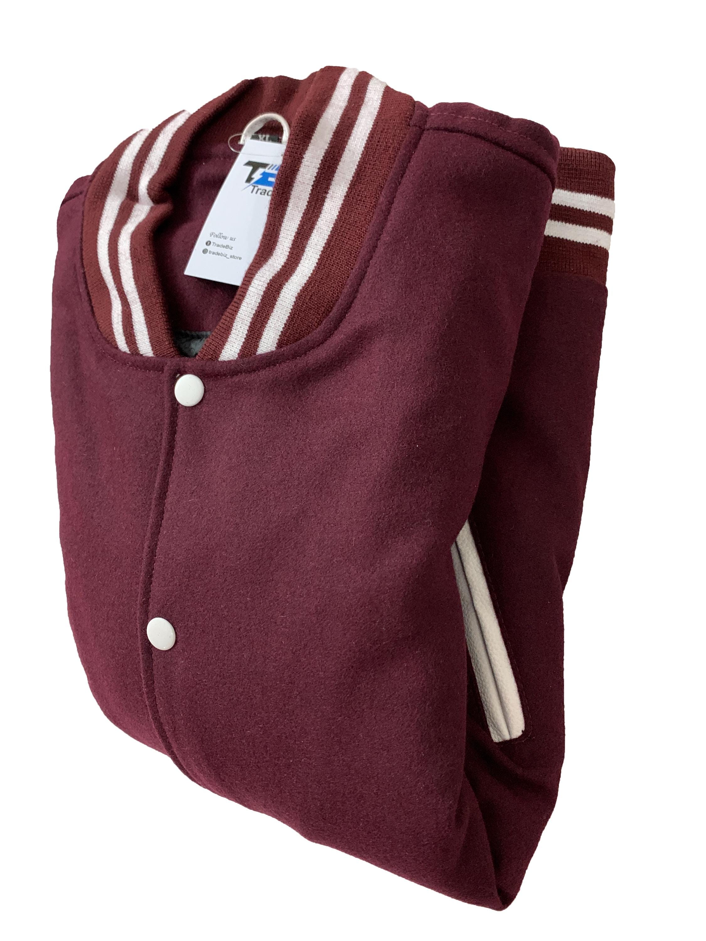 Men's Varsity Jacket Bomber Letterman Handmade Baseball College Jacket ...