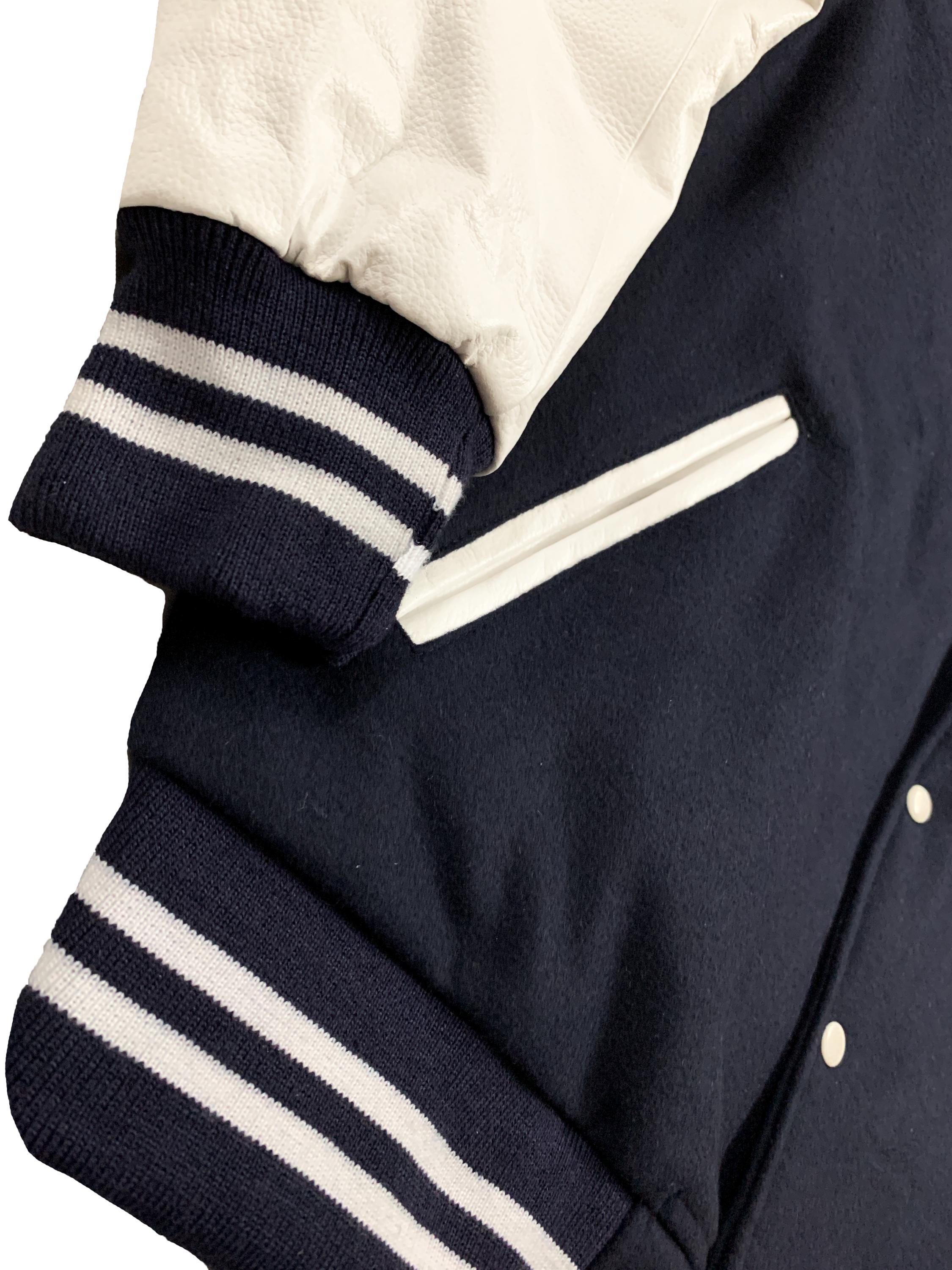 Men's Varsity Jacket Bomber Letterman Handmade Baseball College Jacket ...