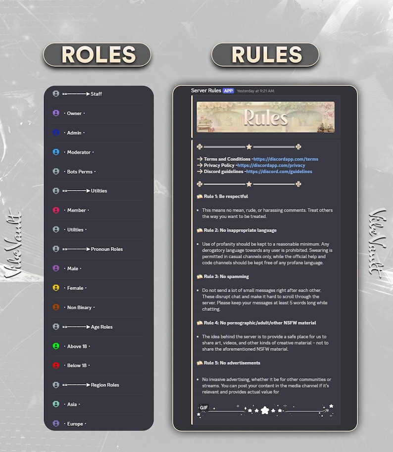 Fully Setup Cottagecore Discord Server | Aesthetic Server Template ...