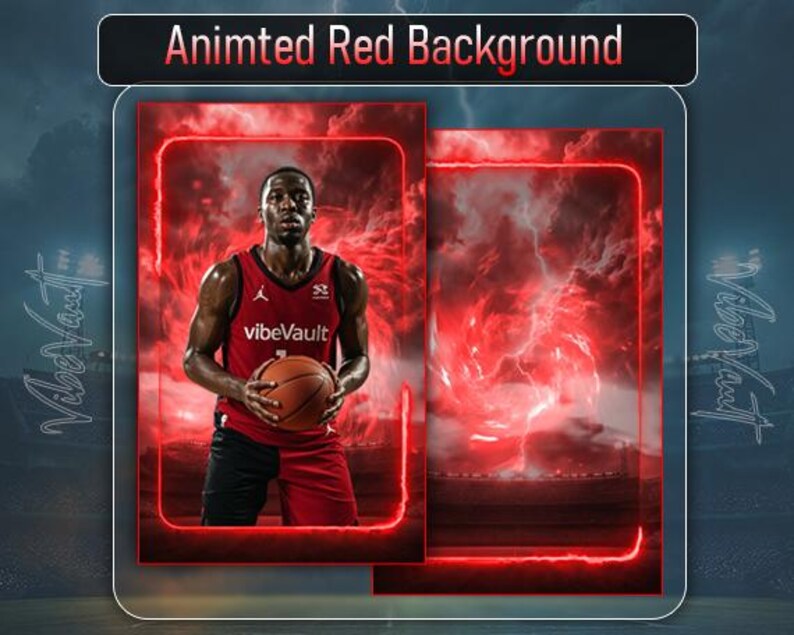 Animated Sports Backgrounds Pack: Social Media Templates (digital ...