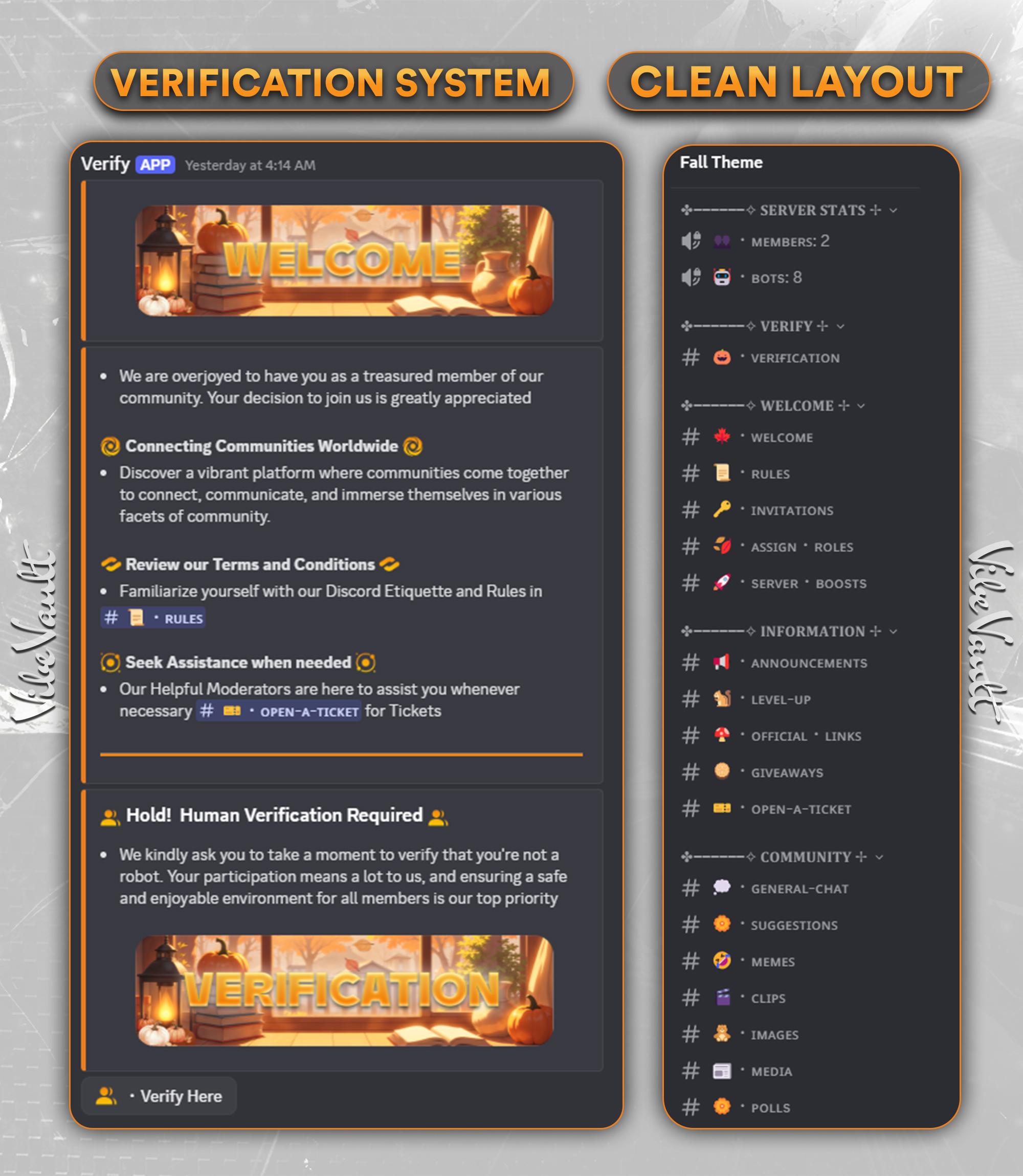 Autumn Theme Discord Server: Cozy, Fully Setup Template - Etsy