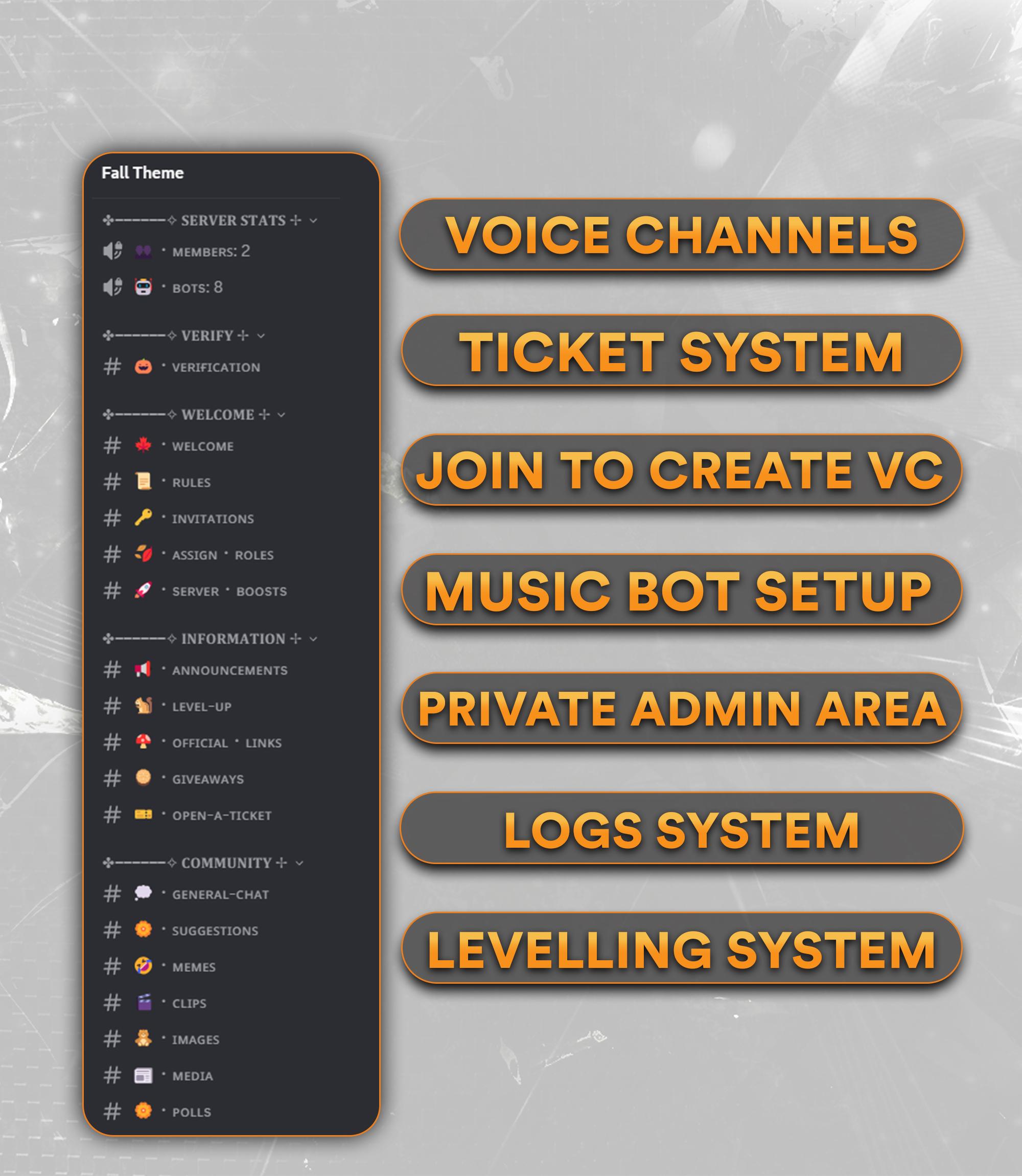 Autumn Theme Discord Server: Cozy, Fully Setup Template - Etsy