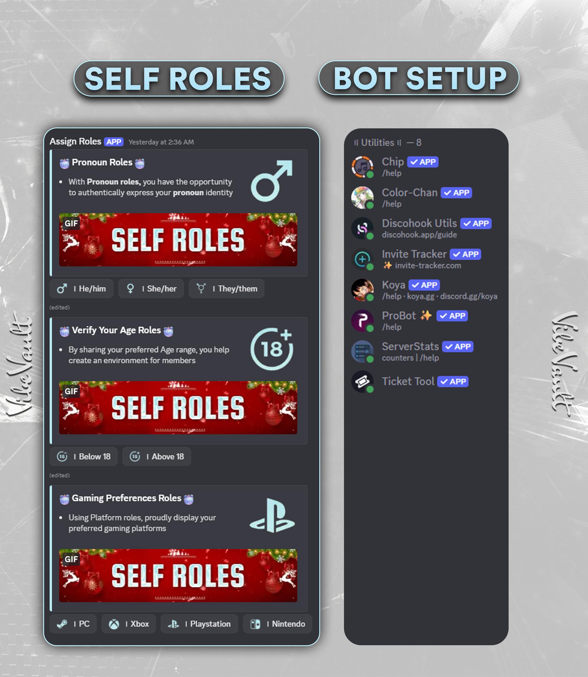 Christmas Themed Discord Server | Festive Holiday Template (digital ...