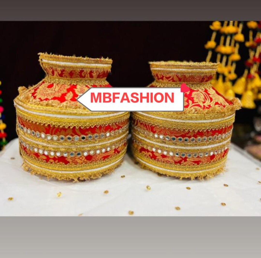 Decorative Jago / Ghadoli for Jaggo / Ghdoli for Sangeet / Phulkari ...