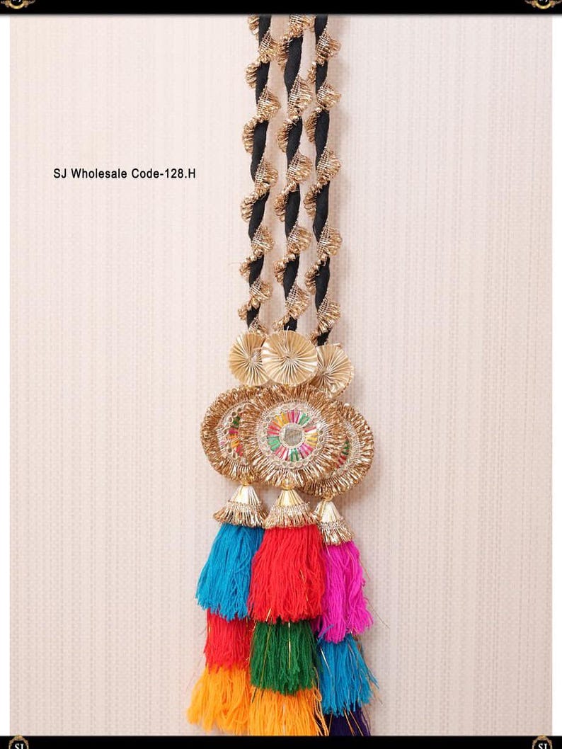 Golden Paranda / Mirror Parandi / Punjabi Parandi / Jaggo Jewelery ...