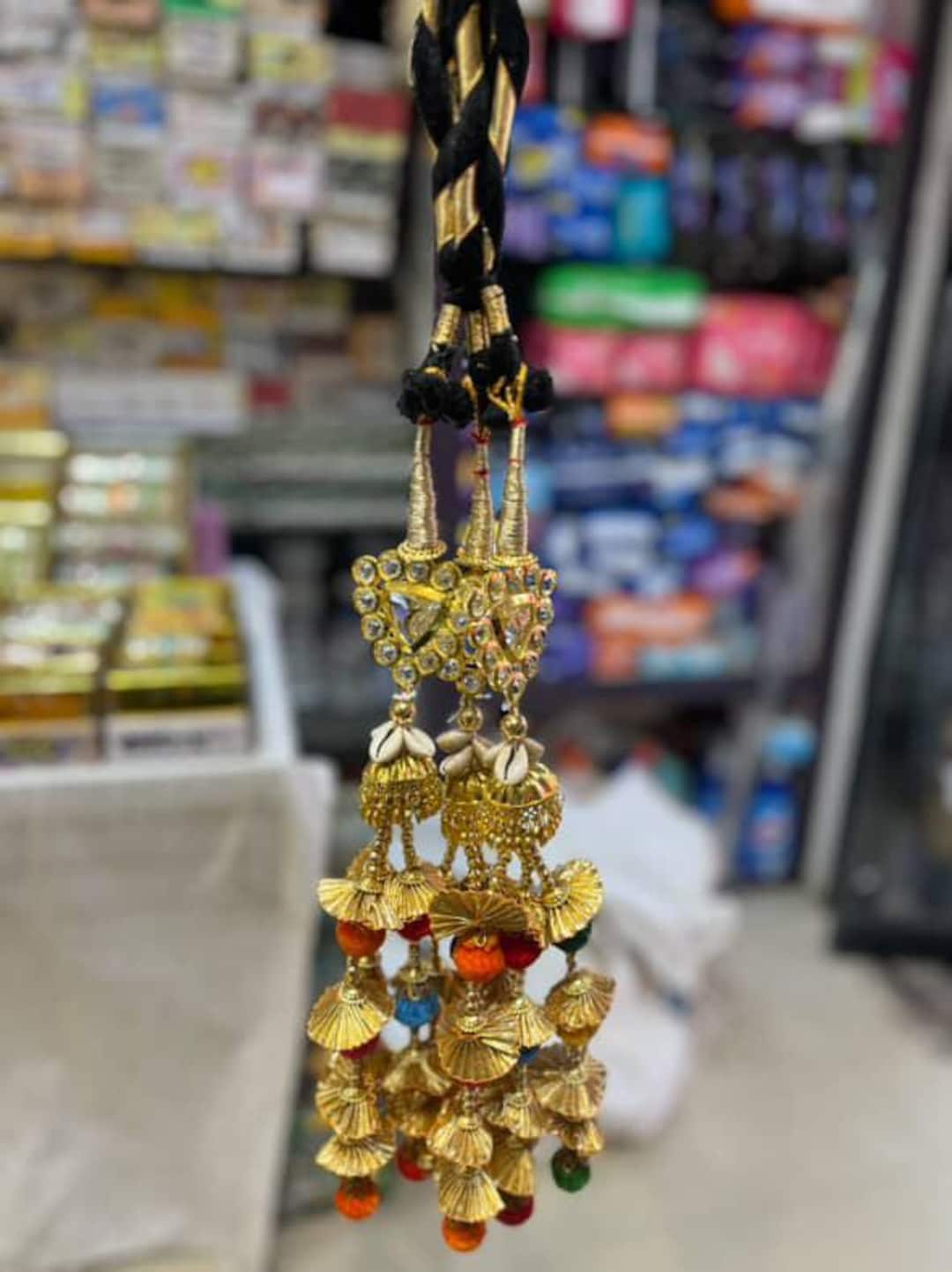 Golden Paranda / Mirror Parandi / Punjabi Parandi / Jaggo Jewelery ...