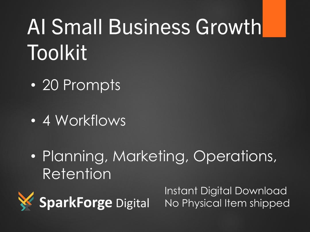 AI Small Business Growth Toolkit | 20 Chatgpt Prompts for Business ...