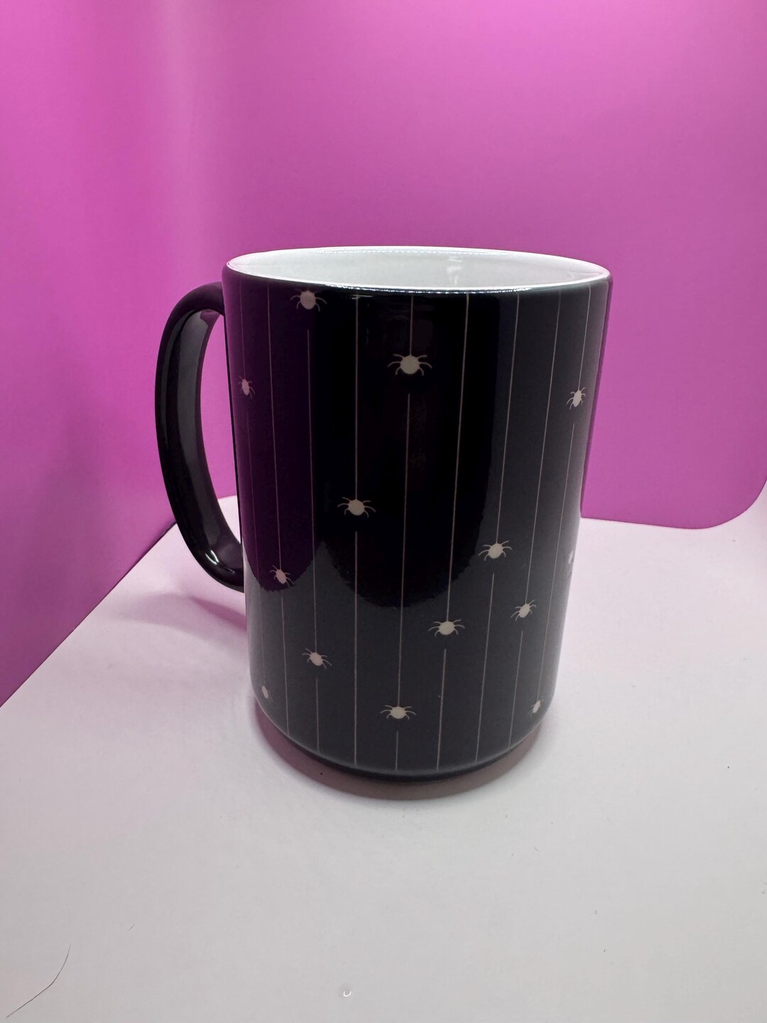 Color Changing Spider Mug: Gothic Halloween Heat Reveal Coffee Cup - Etsy