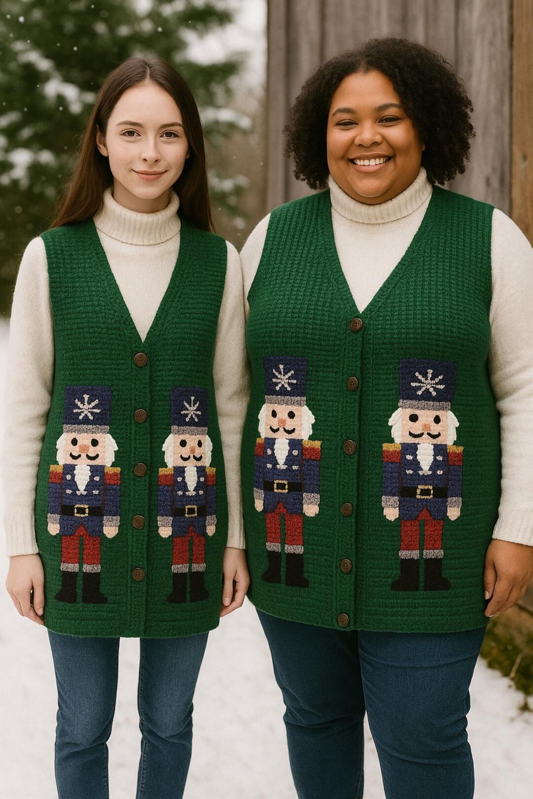 Nutcracker Crochet Pattern Bundle – Graphgan Scarf & Sweater Vest PDF ...