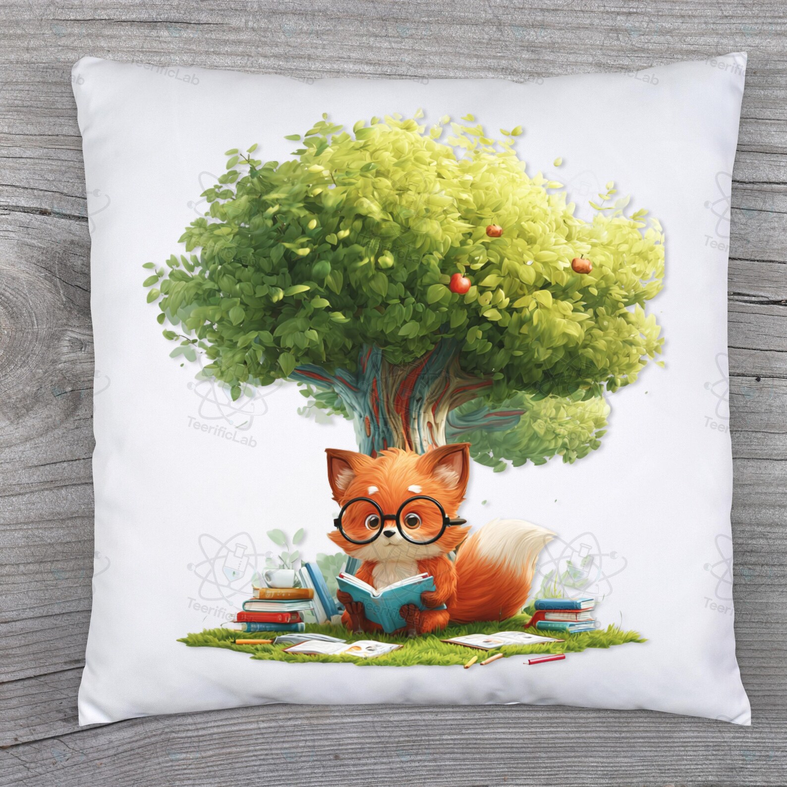 Fox Reading PNG: Back to School Classroom Decor (digital Download - Etsy