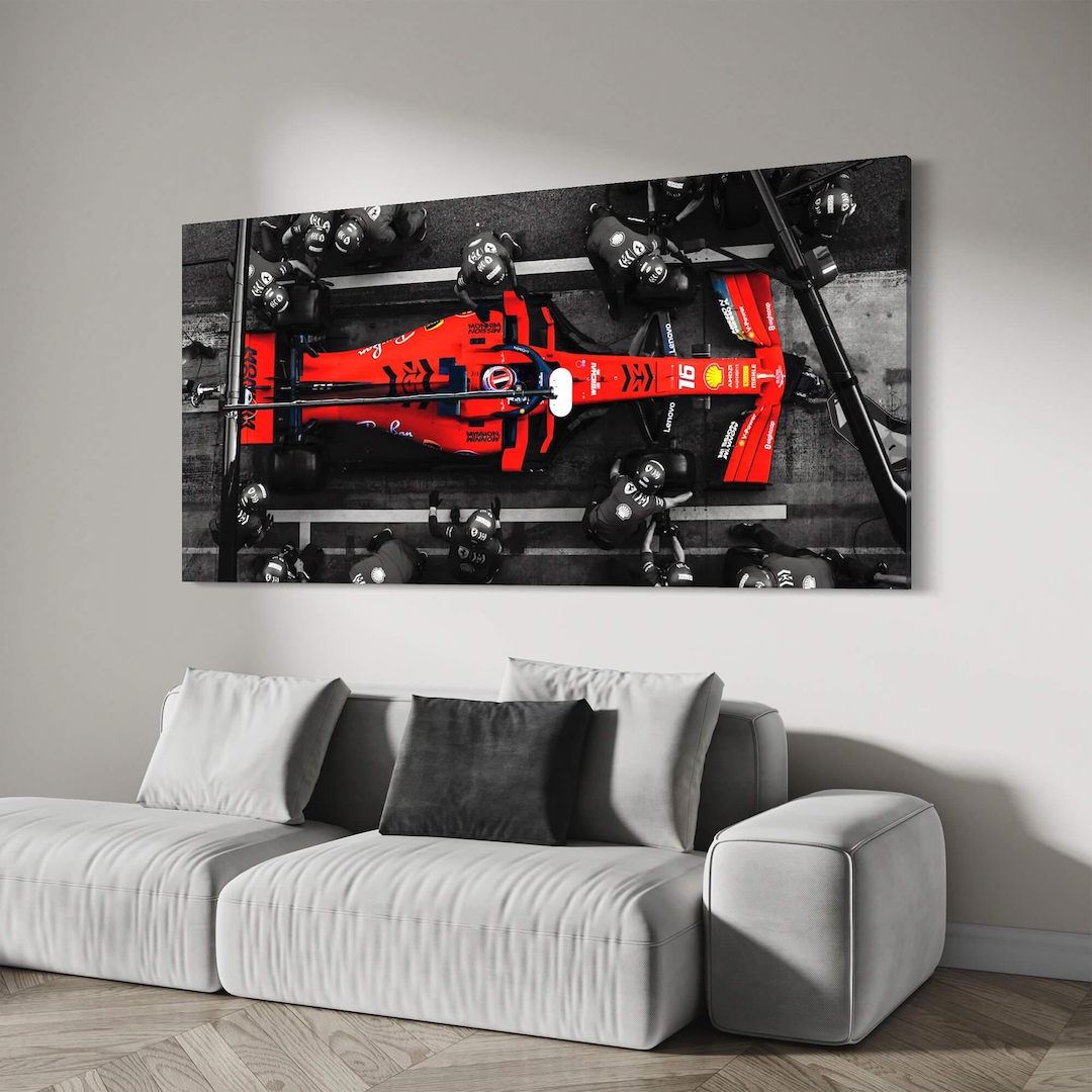 F1 Car Poster, Modern Formula One Racing Wall Art - Etsy