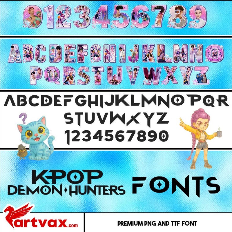 Kpop Demon Hunters Svg - Etsy