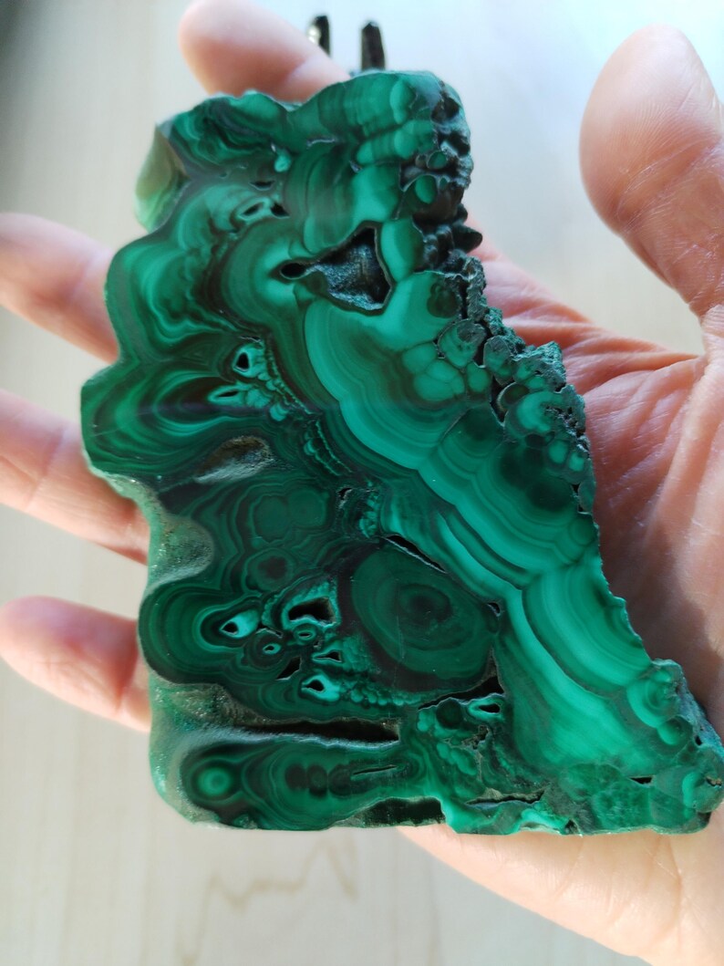 Dalle de malachite - Etsy France