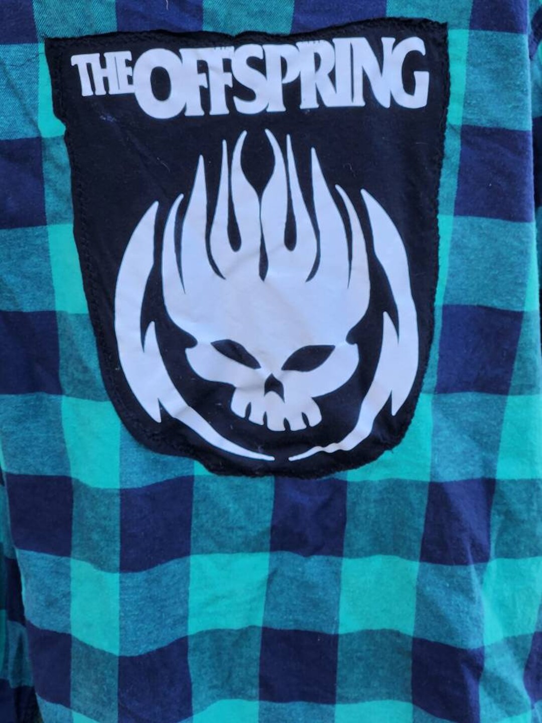 Custom Vintage Flannel With THE OFFSPRING Back Patch men's XXL - Etsy