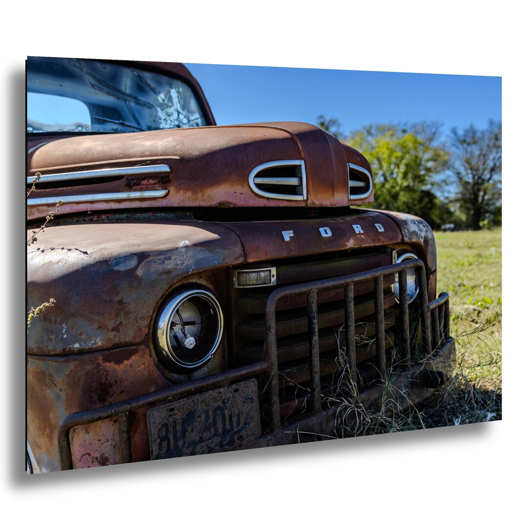Rustic Ford Truck Photography Print: Vintage Farmhouse Wall Art - Etsy
