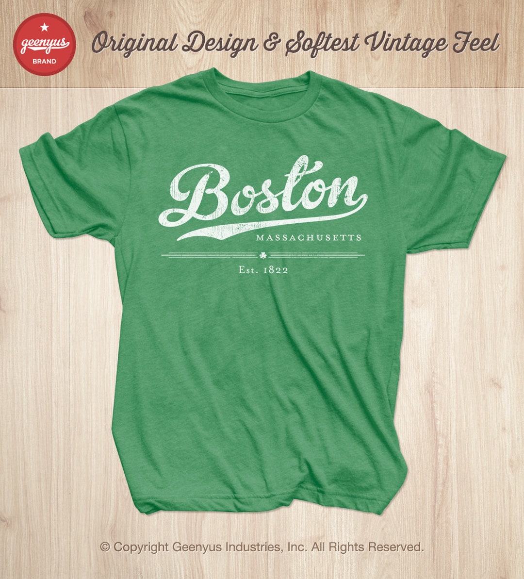Boston Shirt, Boston T-shirts, Vintage Boston T Shirt by Geenyus Brand ...