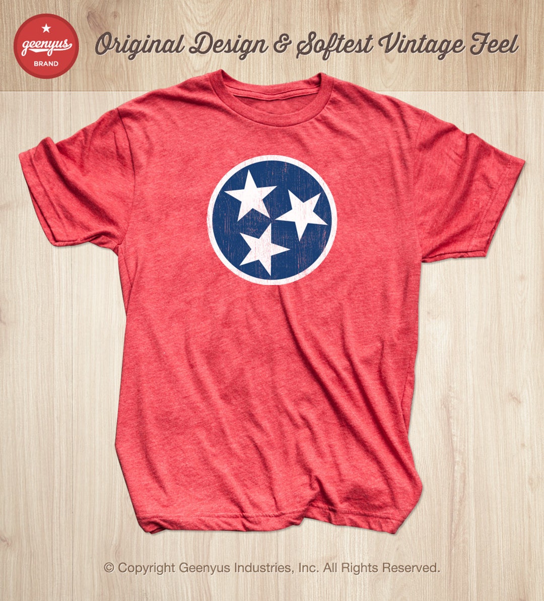 Tennessee Tristar Shirt | Tennessee Shirt | Tennessee Flag Shirt ...