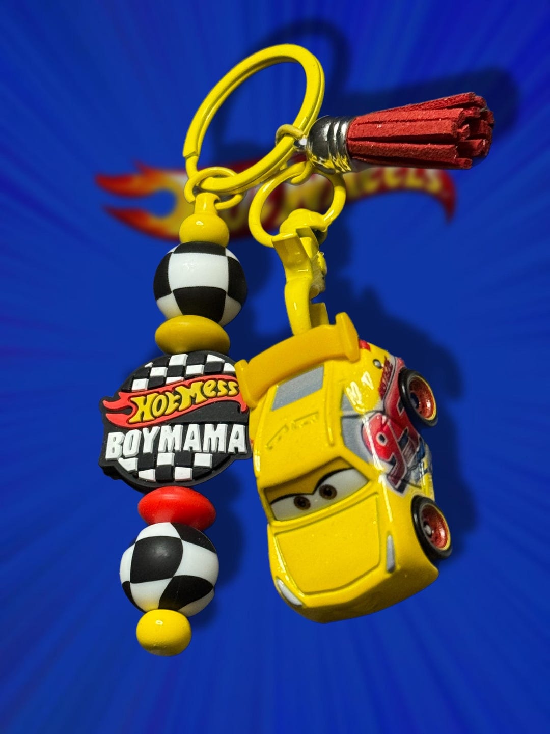 Cruz-inspired Racer Keychain – Handmade Boy Mom Car Charm - Etsy
