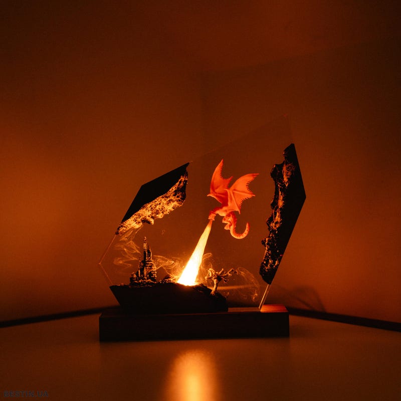 Fantasy Lamp Resin - Etsy