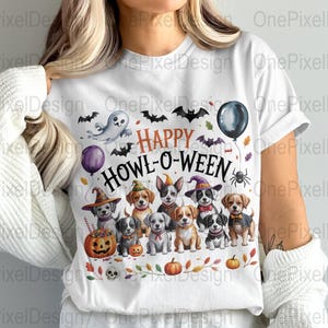 Happy Howl O Ween PNG, Halloween Dogs, Halloween Png, Dogs Png, Puppy ...