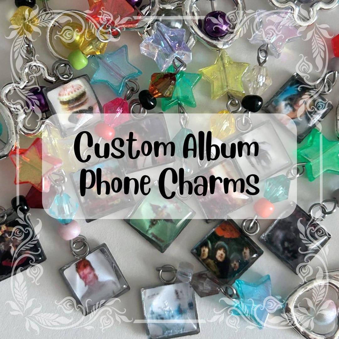 Custom Album Phone Charm - Etsy