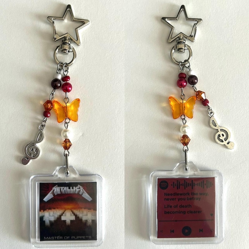 Music Album Keychain - Etsy