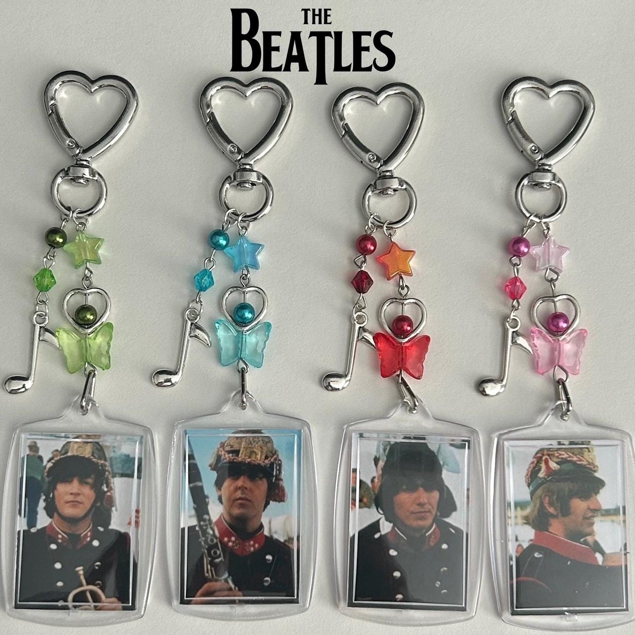 The Beatles Band Lyric Keychain - Etsy