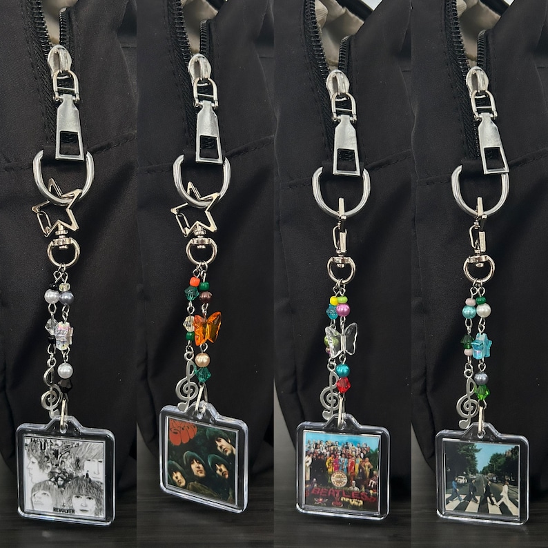 The Beatles Album Keychain - Etsy