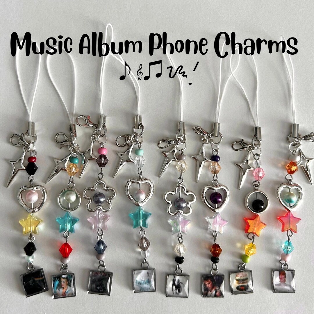 Music Album Phone Charms - Etsy