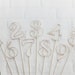 Retro Font Wire Table Numbers Rustic Elegant Wedding Centerpiece ...