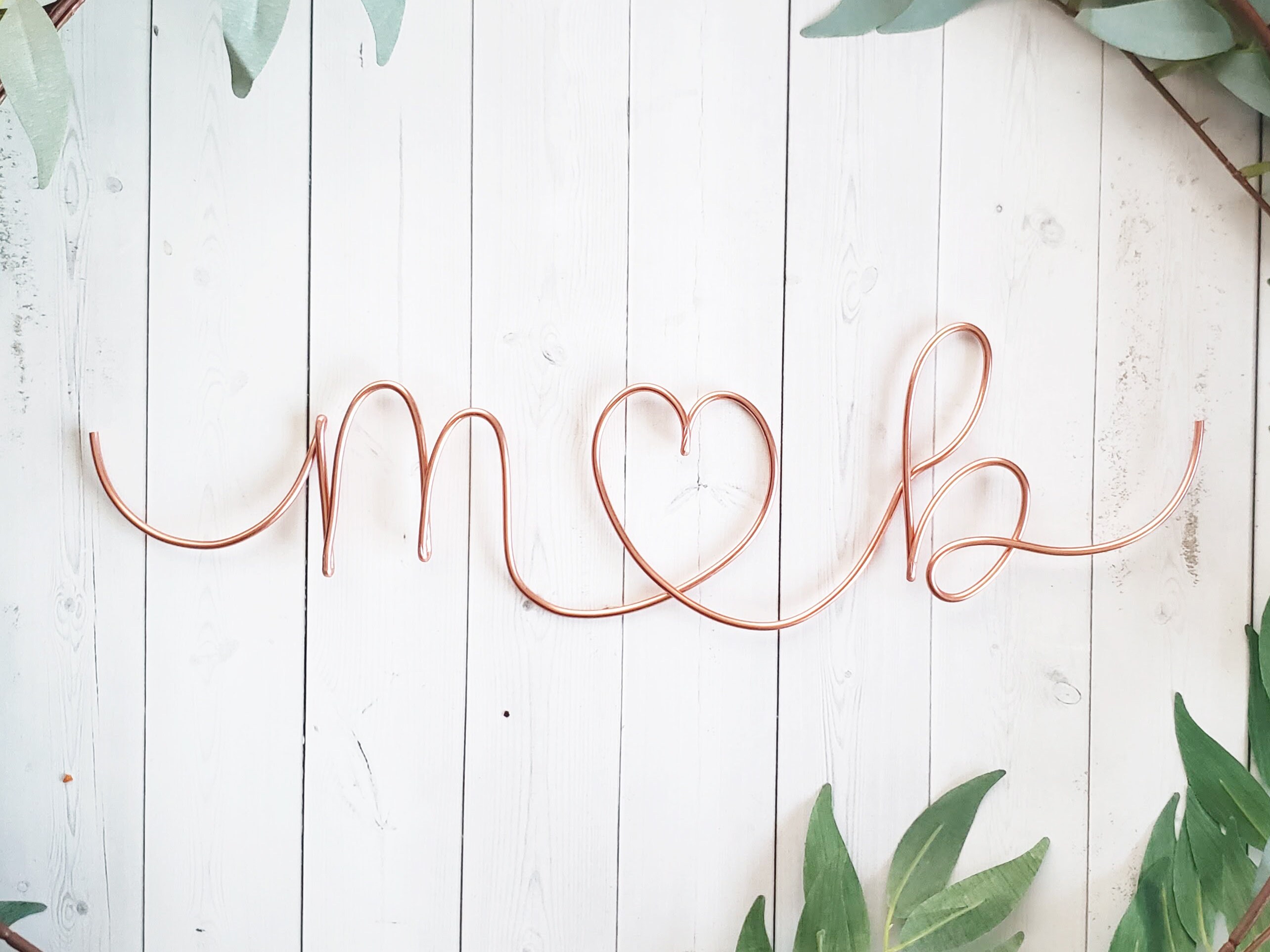 Cursive Initials Heart Monogram Sculpture Valentines Custom | Etsy