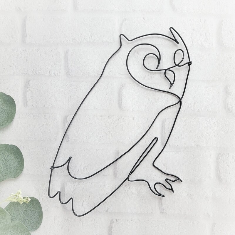 Wire Owl - Etsy