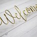 Welcome Wire Words Only for Wreath Wall Home Rustic Farmhouse - Etsy