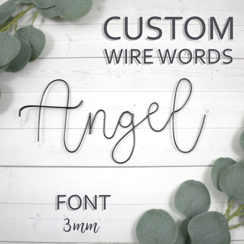 Wire Words - Etsy