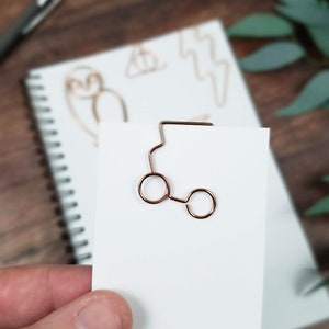 Wire Wizard Planner Paper Clip Set 5 Pcs Page Marker Accessories Binder ...