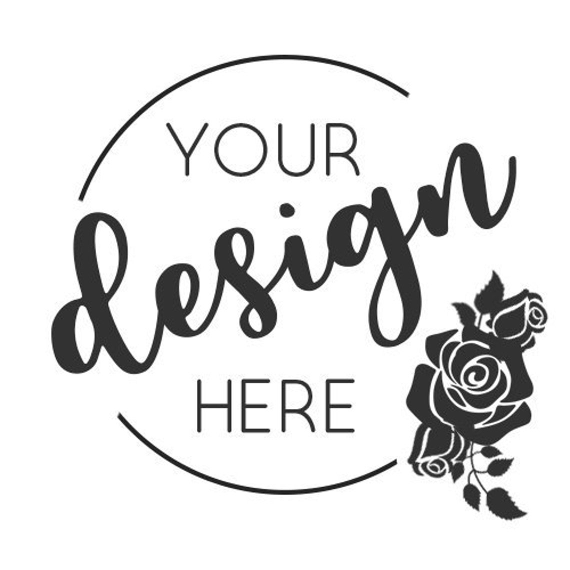 Your Design Here - Original Design Sketch - Two Revisions - Etsy