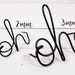 Welcome Wire Words Only for Wreath Wall Home Rustic Farmhouse - Etsy