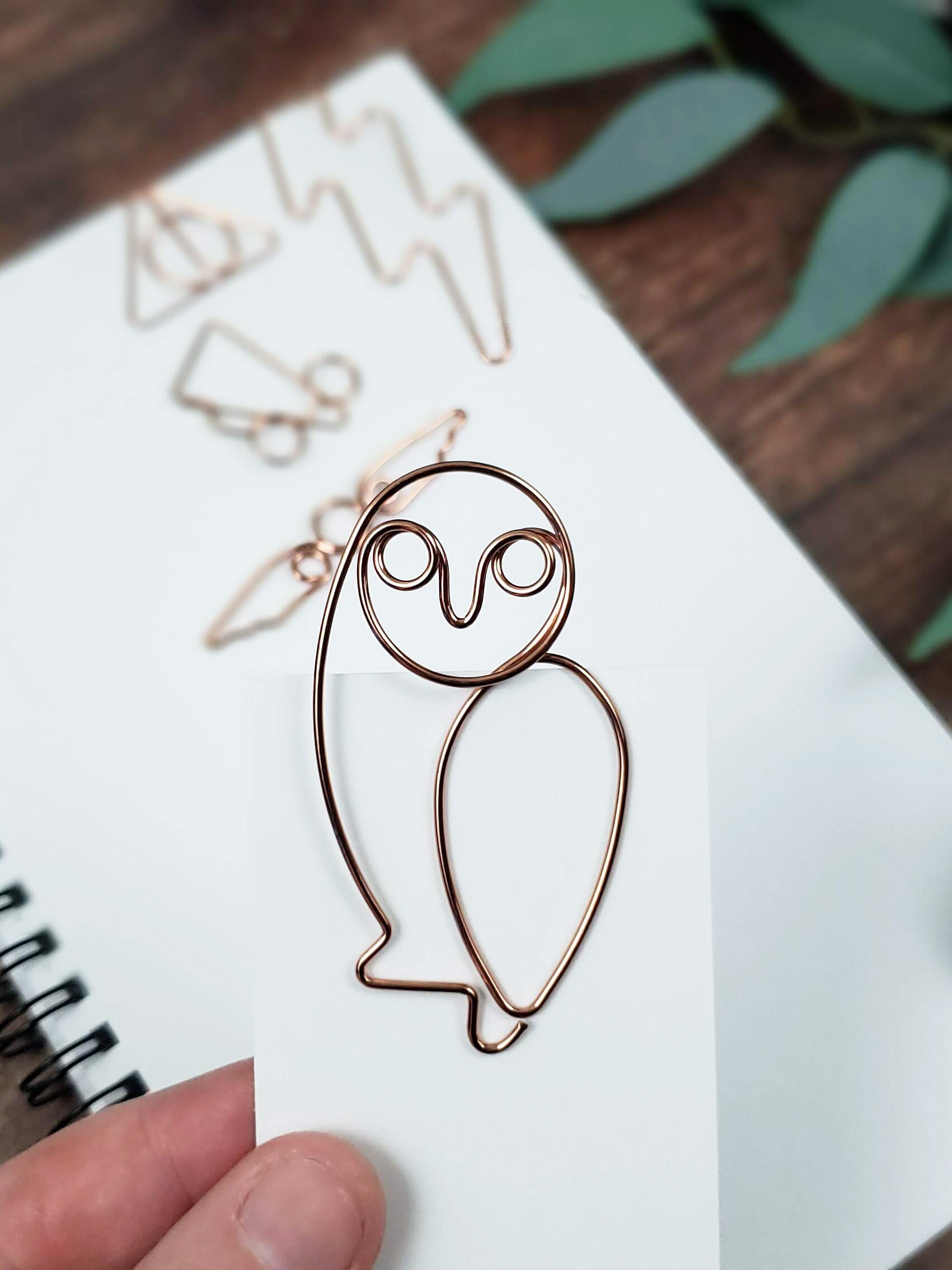 Wire Wizard Planner Paper Clip Set 5 Pcs Page Marker | Etsy